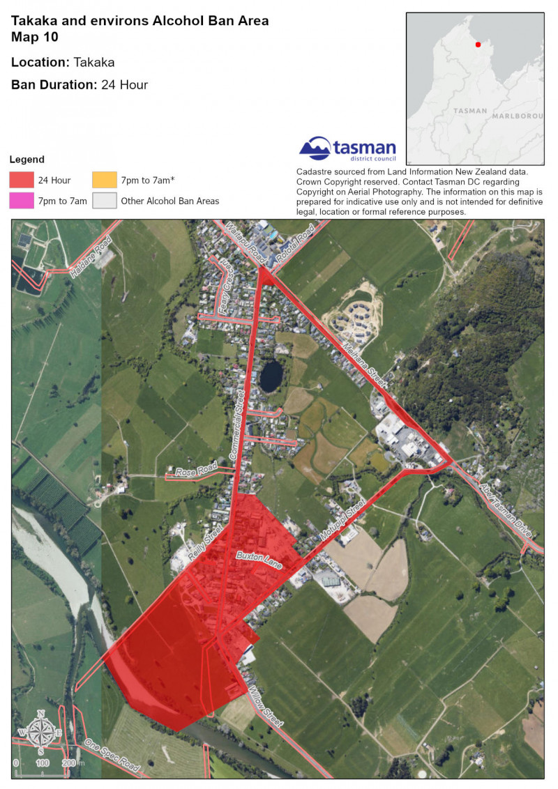 Alcohol in public places | Tasman District Council