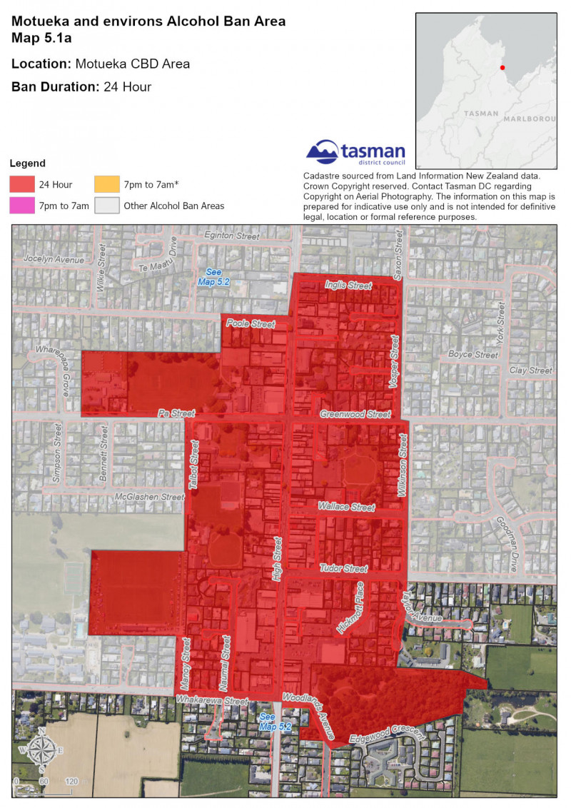 Alcohol in public places | Tasman District Council