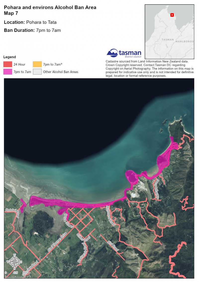 Alcohol in public places | Tasman District Council